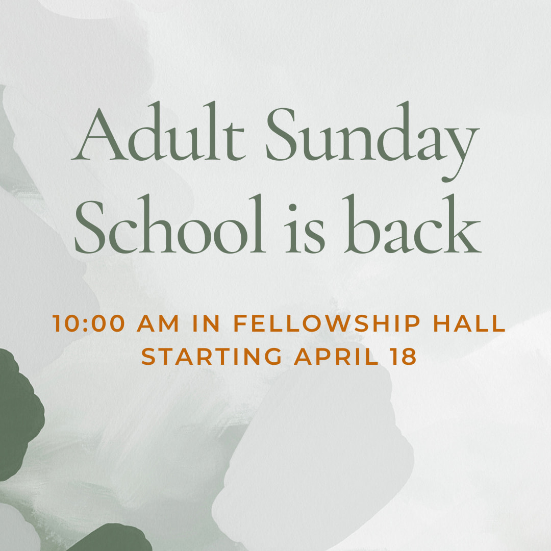 Adult Sunday School Returns - First Presbyterian Church Granbury